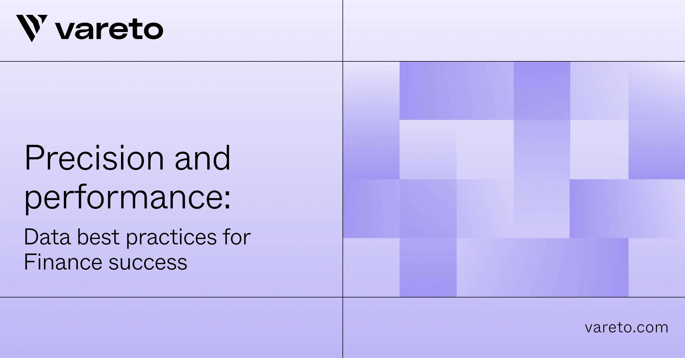 Precision and performance: Data best practices for Finance success